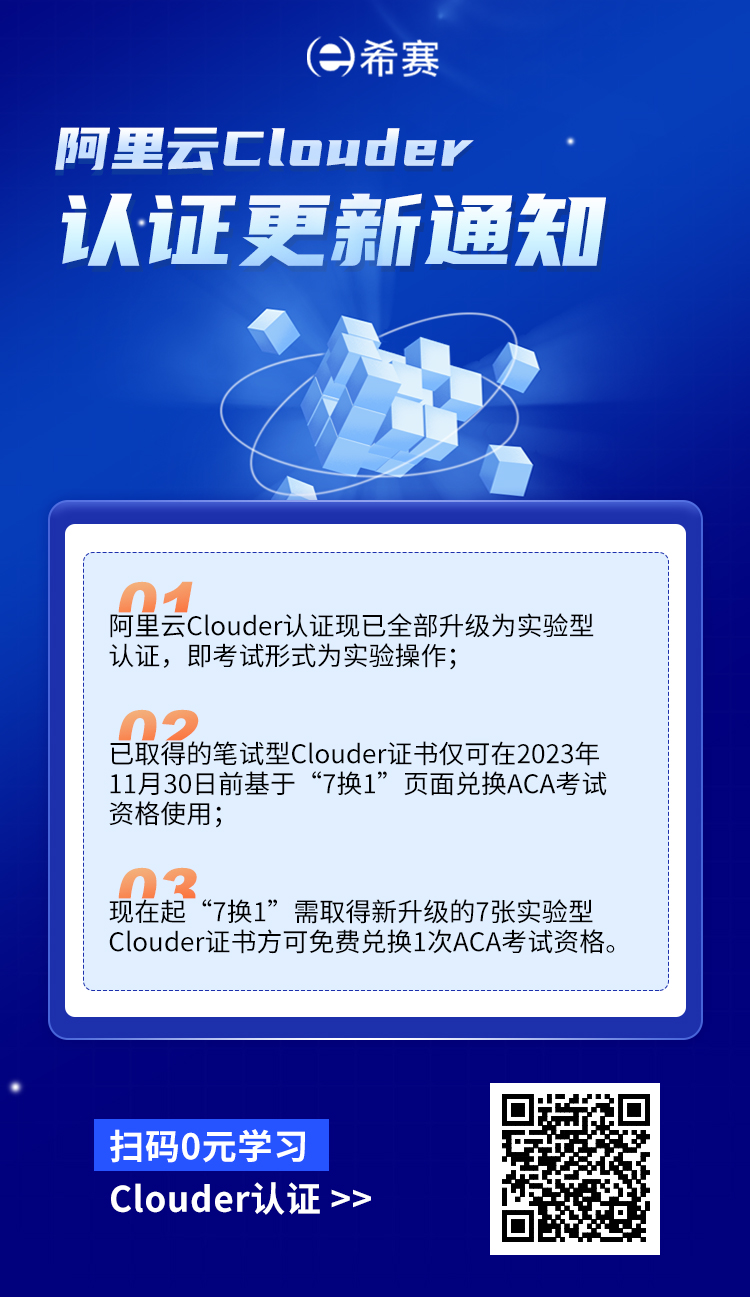 阿里云Clouder技能认证精讲课程_希赛网